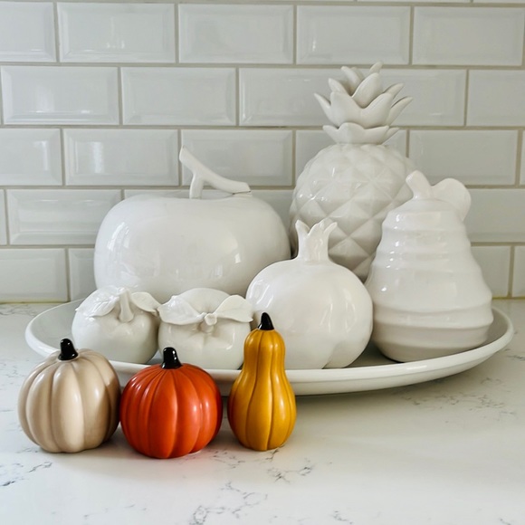 Target | Accents | Target Bullseyes Ceramic Mini Pumpkins And Gourd ...